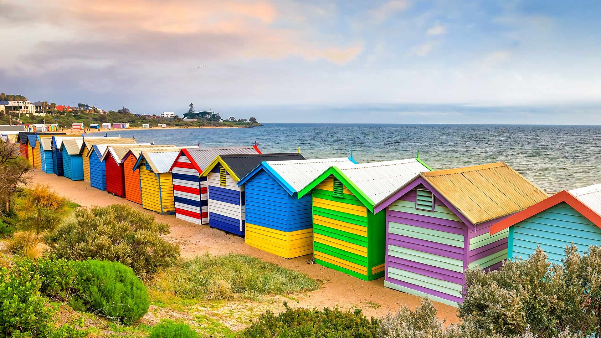 Brighton Beach gets colourful | WallpaperHub
